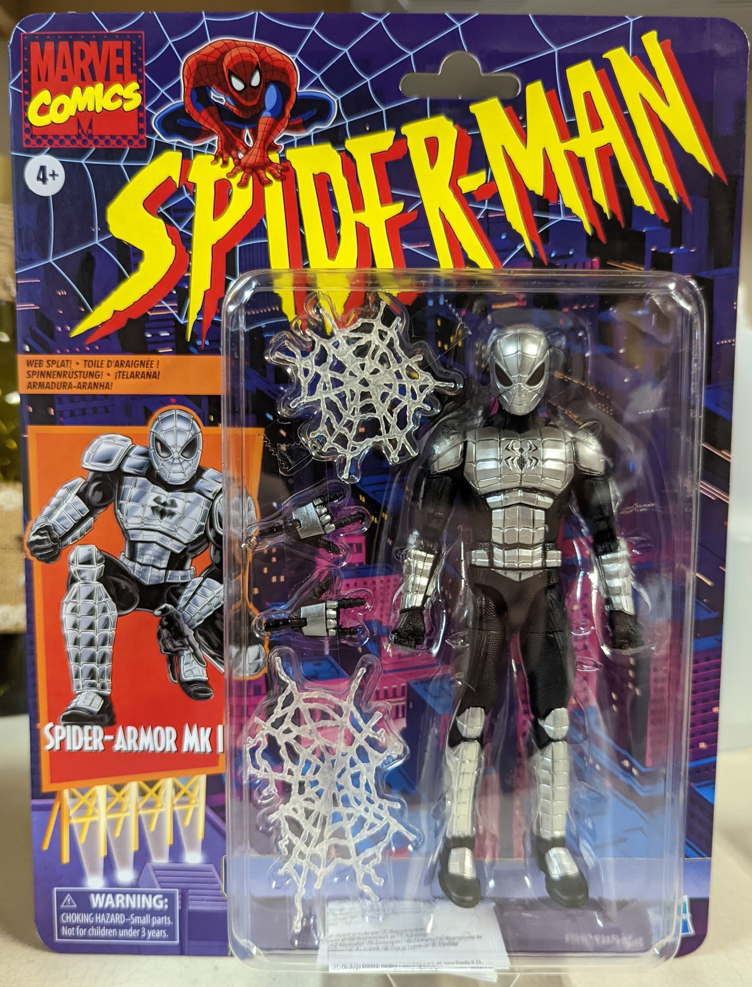 Marvel Legends Retro Spider-Man Wave Web Armor Mark 1 | Buckethead's ...